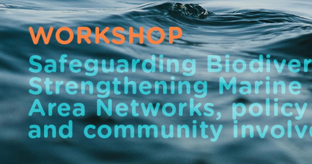 🚨 Workshop alert! Safeguarding biodiversity: Strengthening Marine ...